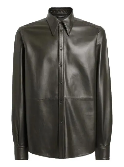 Dolce & Gabbana Dolce Gabbana Long-sleeved Buttoned Shirt - Black