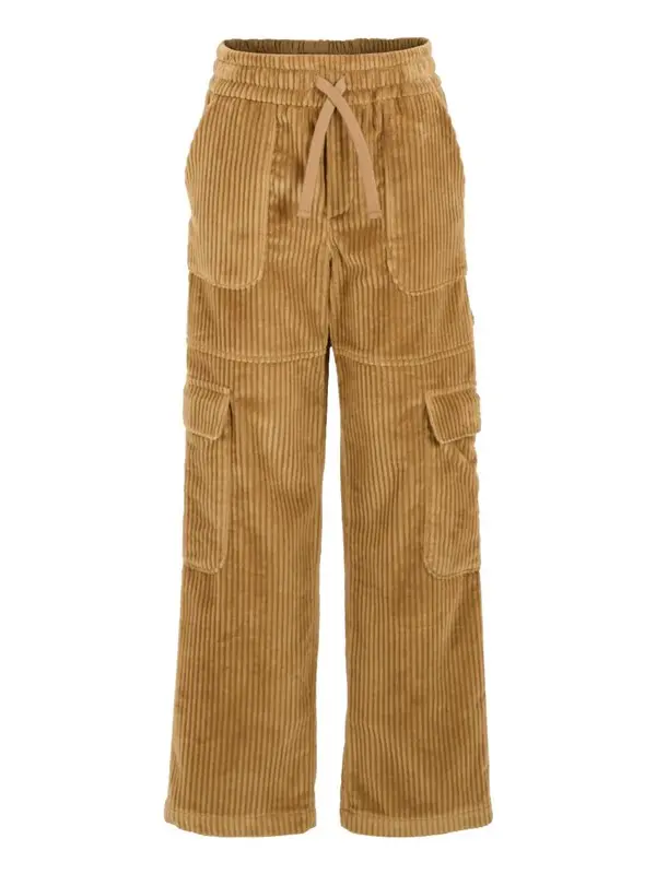 Dolce & Gabbana Corduroy Cargo-pockets Trousers - Brown