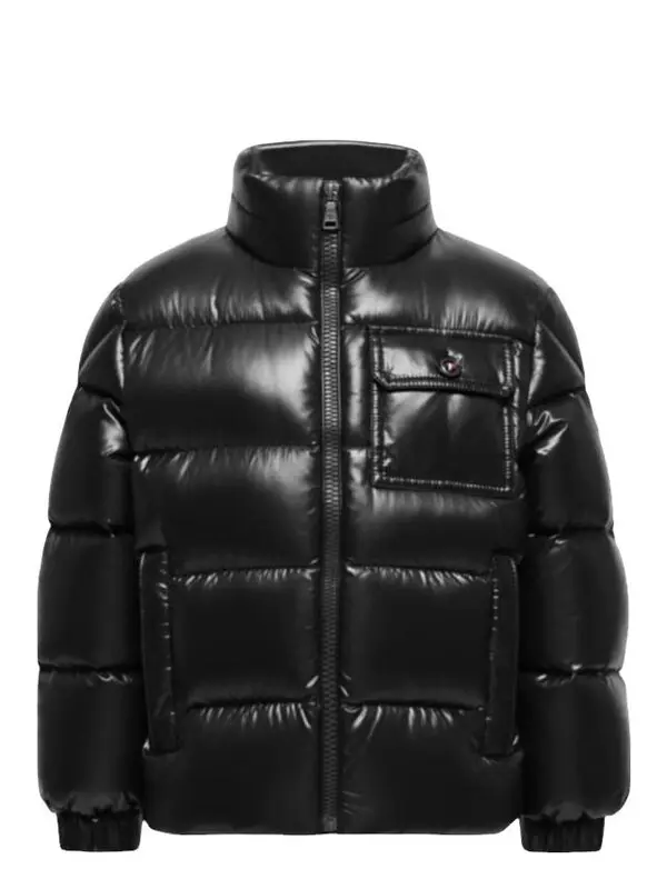 Moncler Alaxios Short Hooded Down Jacket - Black