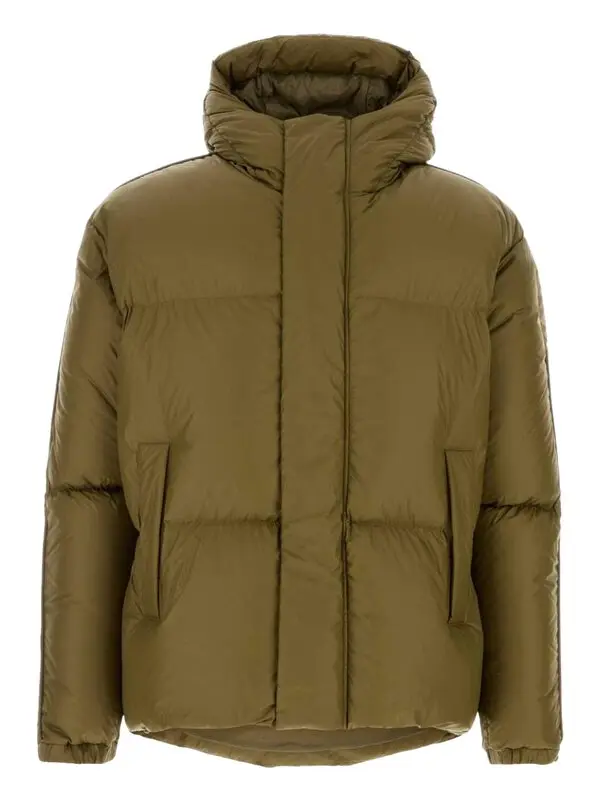 Herno Hooded Quilted Down Jacket - Army Green