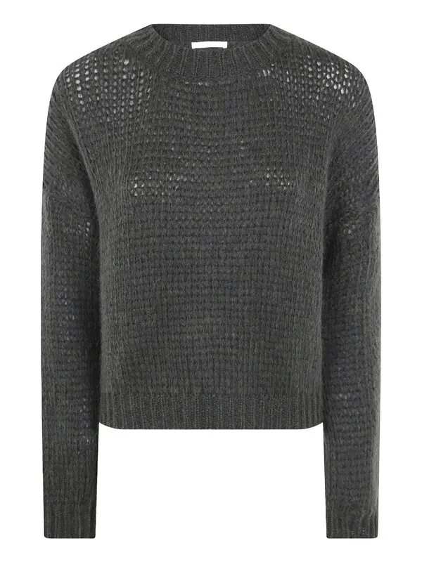 ROBERTO COLLINA Long-sleeve Knit Top - Black