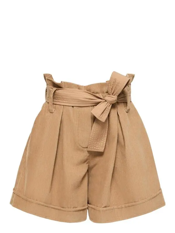 Moncler Corduroy Shorts - Beige