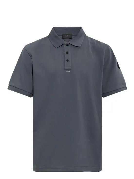 Moncler Short-sleeved Polo Shirt - Grey
