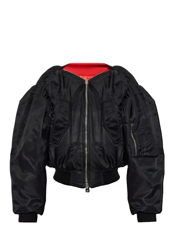 Givenchy Zip-up Bomber Jacket - Black