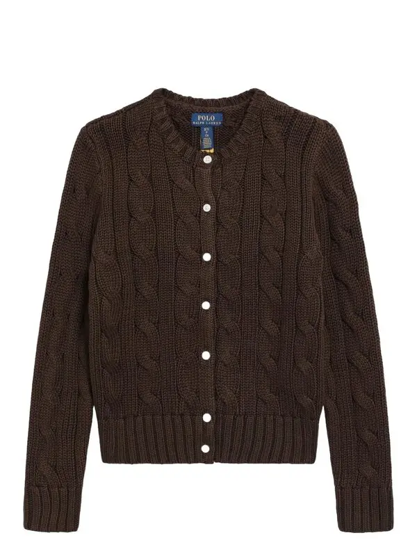 Polo Ralph Lauren Cable-knit Cotton Cardigan - No