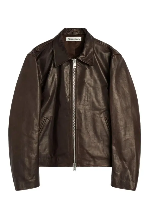 Our Legacy Mini Zipped Jacket - Brown