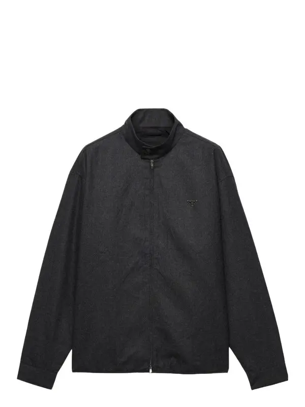 Prada Wool Shirt - Anthracite Grey