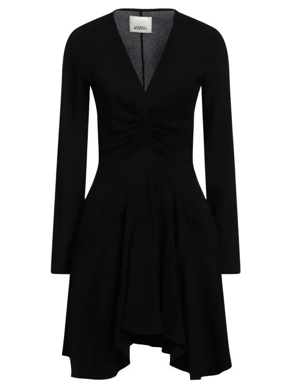 Isabel Marant Étoile Simple Long-sleeved Dress - Black