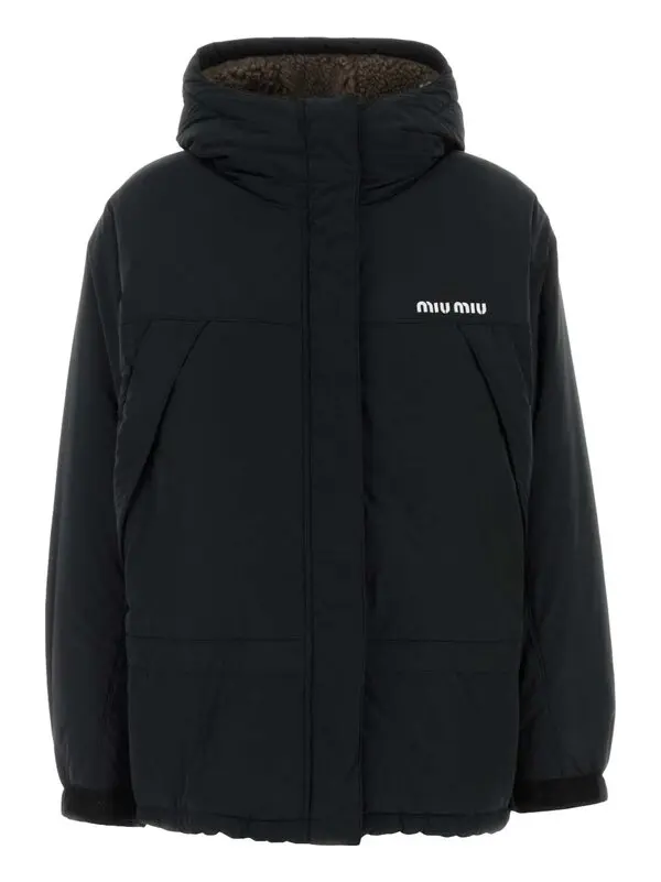 Miu Miu Fonzé Down Jacket - Black