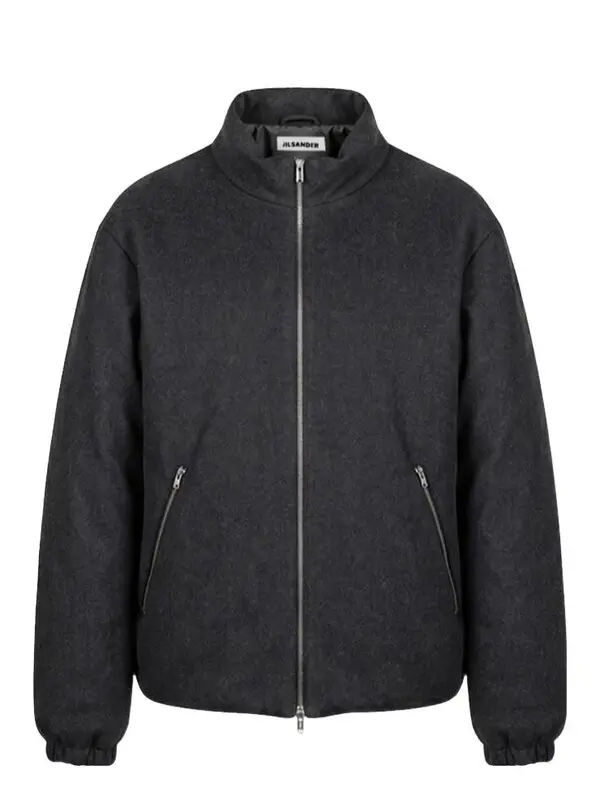 JIL SANDER Zipped Jacket - Grey