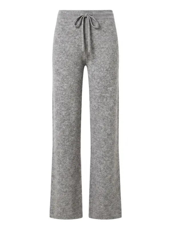 Peserico Drawstring Knitted Trousers - Grey