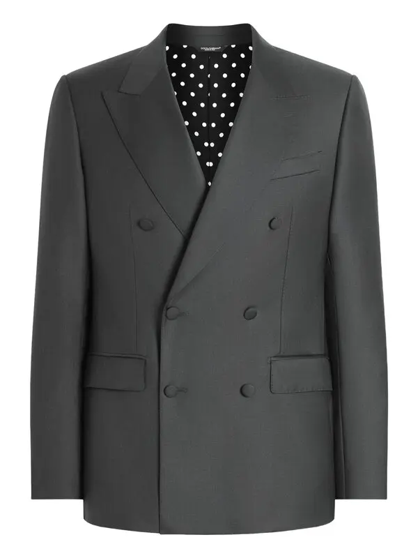 Dolce & Gabbana Double-breasted Jacket - Black