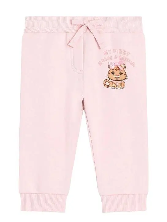 Dolce & Gabbana Graphic Baby Trousers - Pink