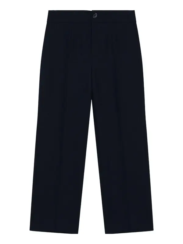 Dolce & Gabbana Logo-embroidered Trousers - Blue