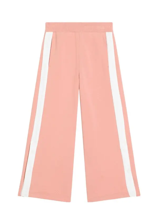 Dolce & Gabbana Stripe Wide-leg Trousers - Pink