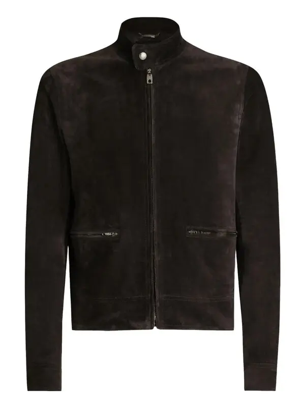 Dolce & Gabbana Suede Jacket - Brown