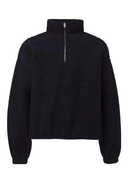 JIL SANDER Wool-blend Half-zip Sweater - No