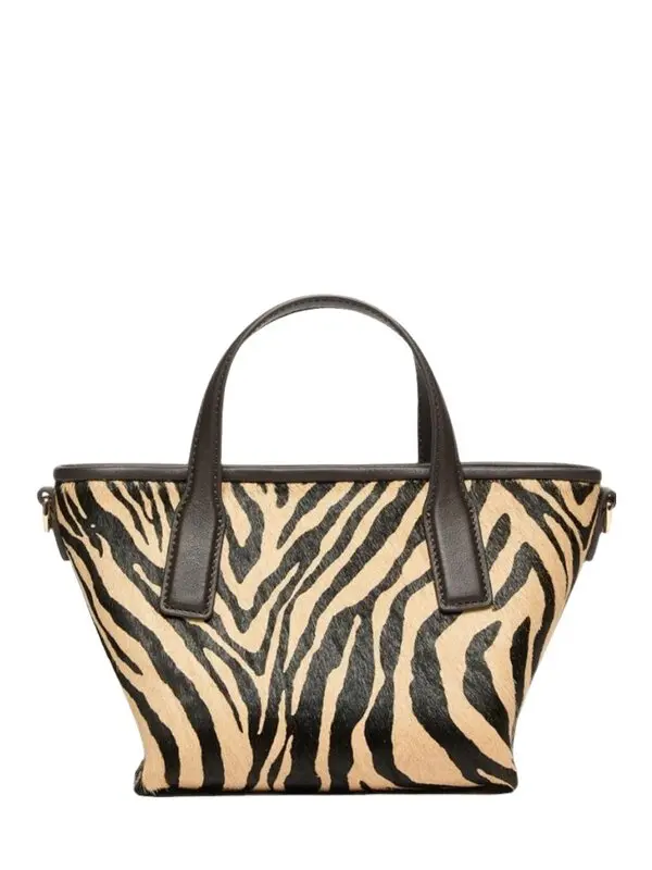 Marella Zebra-print Handbag - Multicolour
