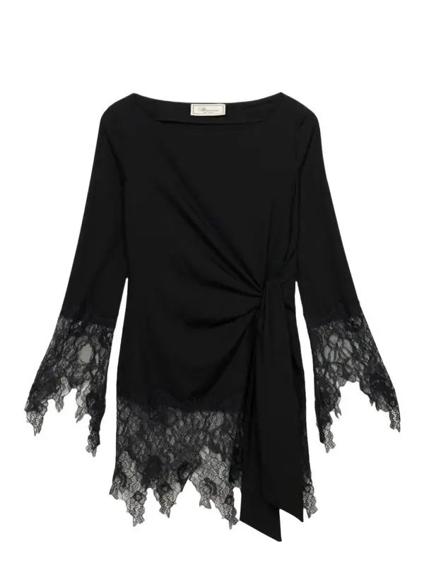 Blumarine Lace Cover-up - Black