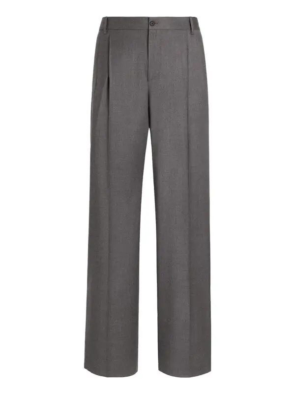 Dolce & Gabbana Flannel Trousers - Grey