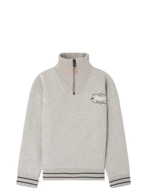 Bonpoint Long-sleeve Sweatshirt - Light Gray