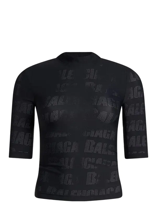 Balenciaga Solid-colored T-shirt - Black