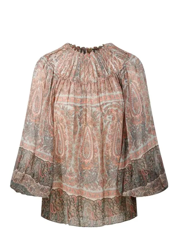 Zimmermann Momentum Paisley Billow Top - No