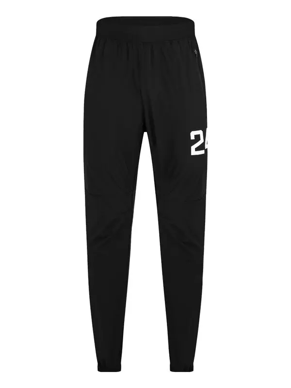 REPRESENT Numberprinted Cuffed Sports Trousers - Black