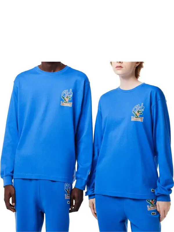 Lacoste Bright Crewneck Longsleeve Top - No