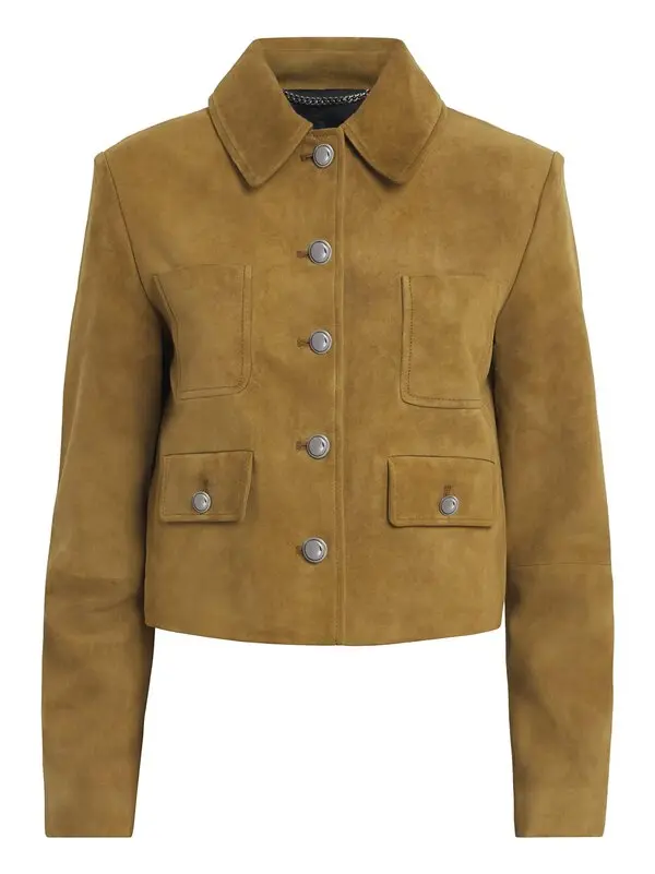 Altuzarra Suede Astley Jacket - Brown