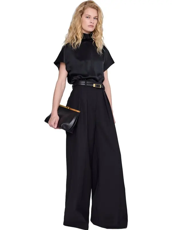 ANINE BING Samson Top - Black