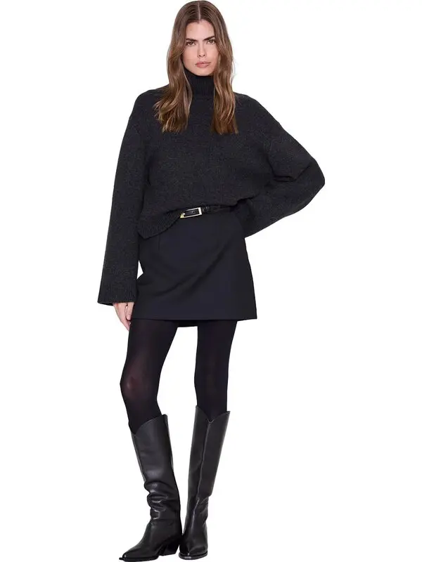 ANINE BING Livy Skirt - Black