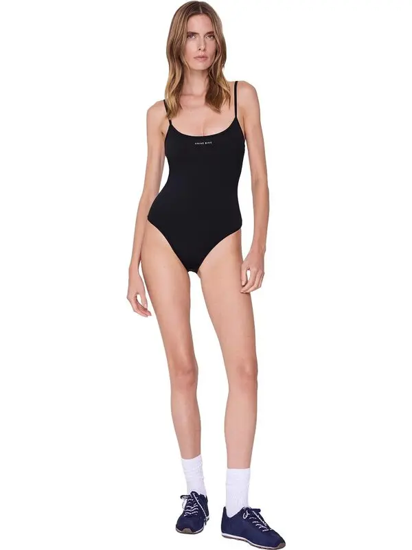 ANINE BING Barbara Bodysuit - Black