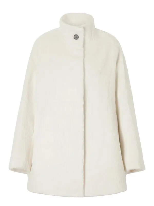JOSEPH Melda Alpaca And Wool-blend Coat - Neutrals