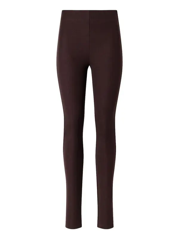 JOSEPH Coleman Stretch-jersey Skinny Pants - Brown