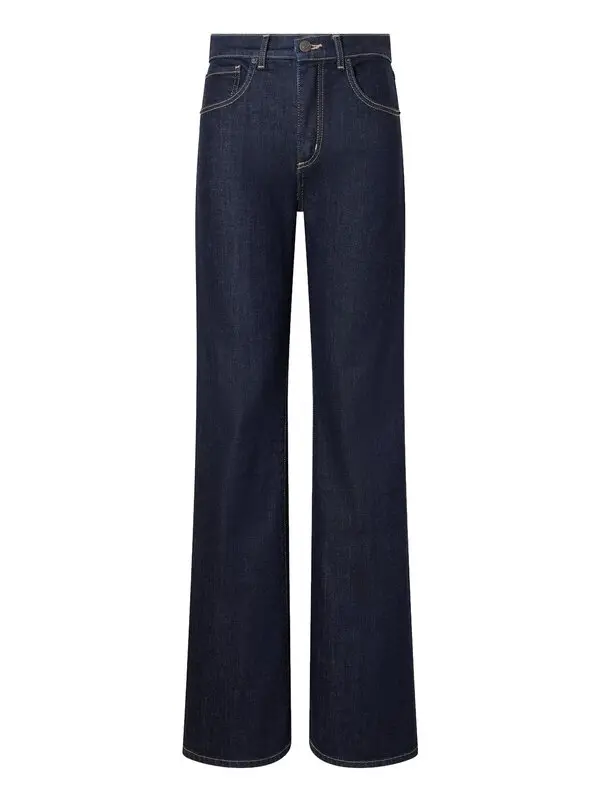NILI LOTAN Celia High-rise Straight-leg Jeans - Blue