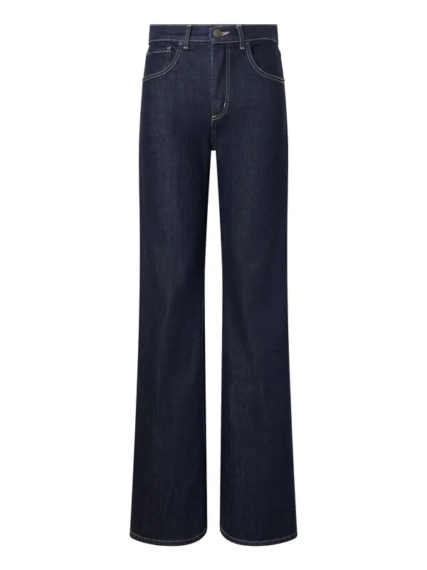 NILI LOTAN Celia High-rise Straight-leg Jeans - Indigo