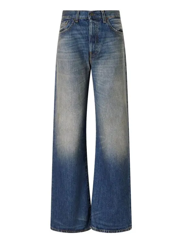 Acne Studios Mid-rise Straight-leg Jeans - Blue