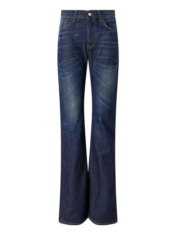 Acne Studios Mid-rise Straight-leg Jeans - Blue
