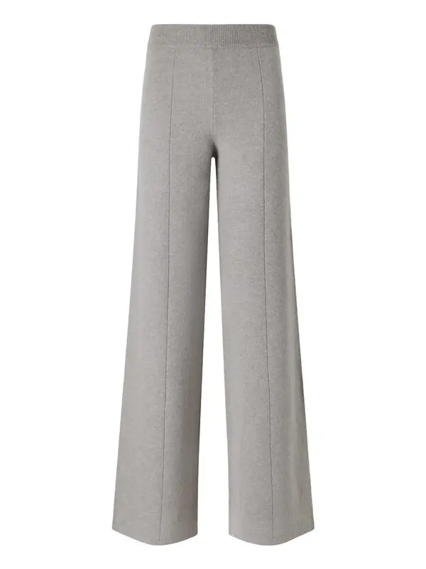 JOSEPH Viola Cashmere-blend Flared Pants - Gray