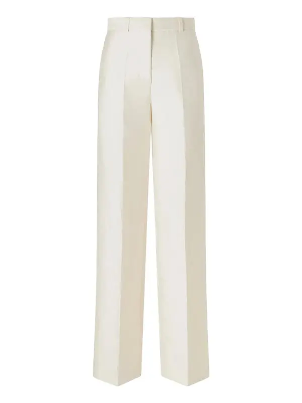 JOSEPH Mitae Straight-leg Pants - Neutrals