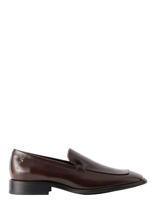 Acne Studios Leather Loafers - Dark Brown