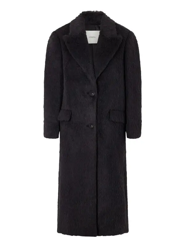 JOSEPH Laia Alpaca And Wool-blend Coat - Gray