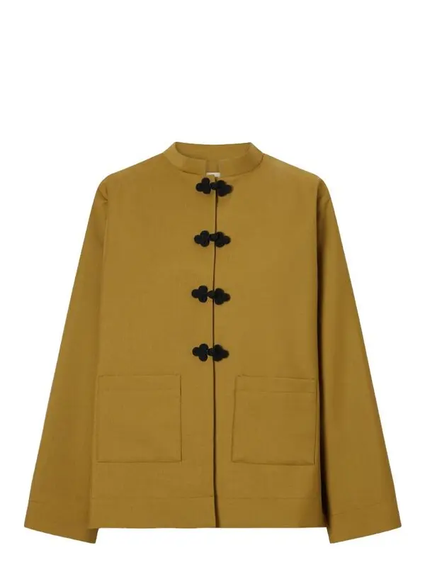 RÓHE Virgin Wool And Mohair-blend Jacket - Yellow