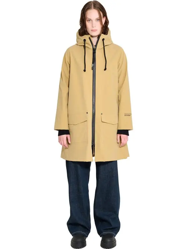 Stutterheim Mosebacke Patch Raincoat - Sand