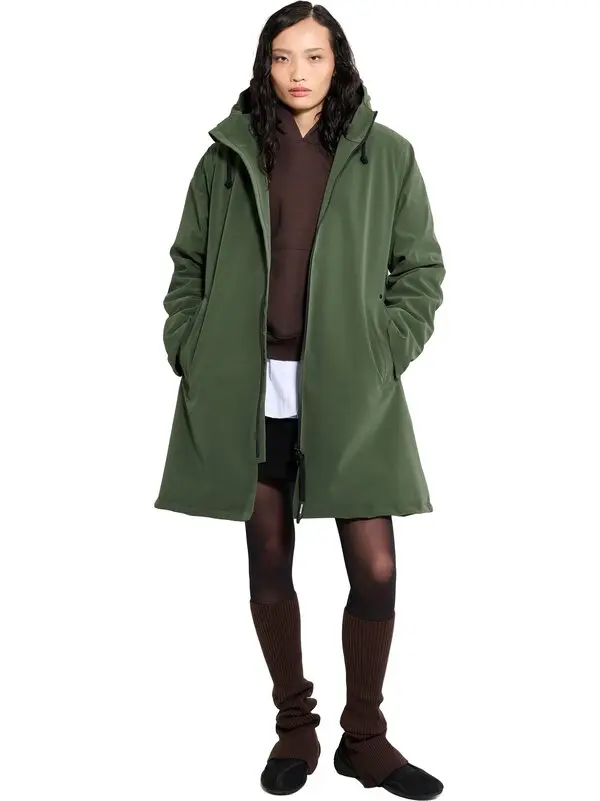 Stutterheim Mosebacke Matte Winter Coat - Green
