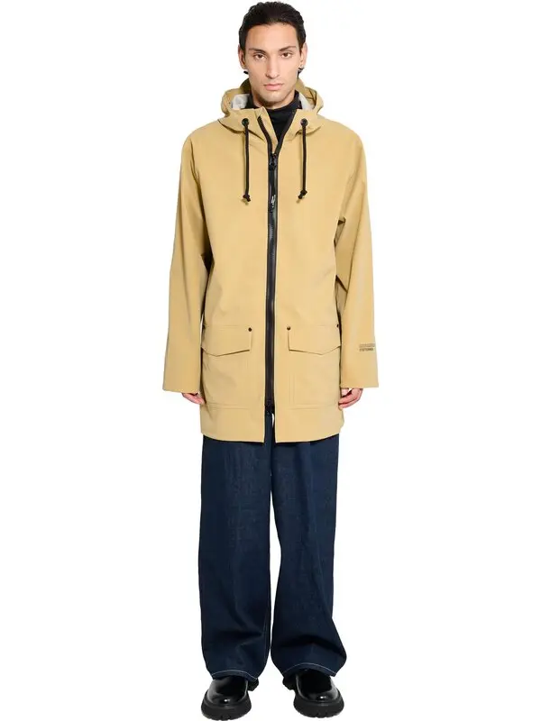 Stutterheim Stockholm Patch Raincoat - Sand