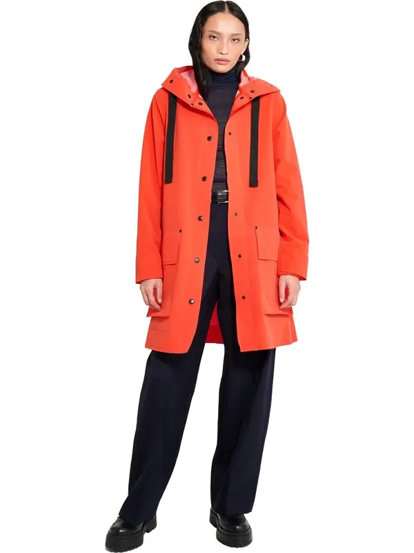 Stutterheim Mosebacke 15 Raincoat - Fade Red