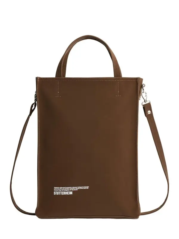 Stutterheim Djursholm Bag Matte - Dark Brown