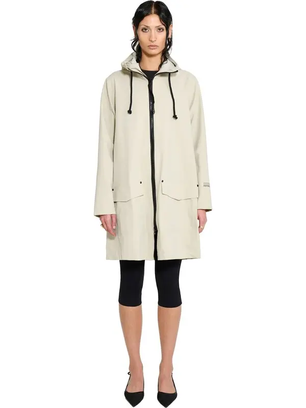 Stutterheim Mosebacke Patch Raincoat - Pelican